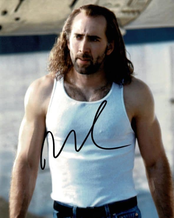 Nicolas Cage Autograph Signed Photo - Con Air