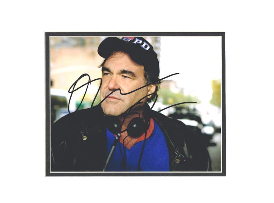 Oliver Stone Autograph Signed Photo