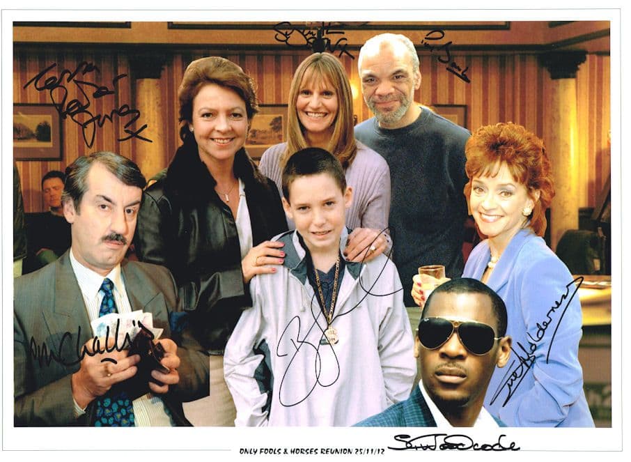 Only Fools & Horses Autograph Photo Signed