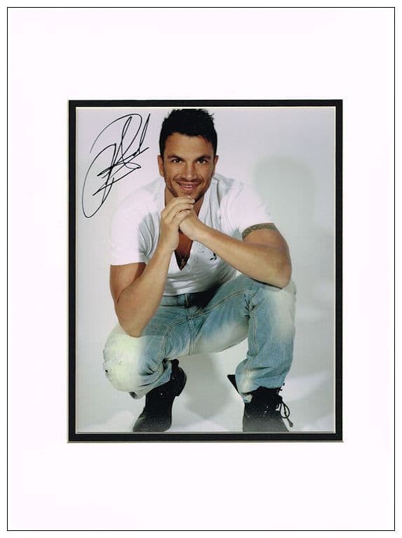 Peter Andre Autograph Signed Photo