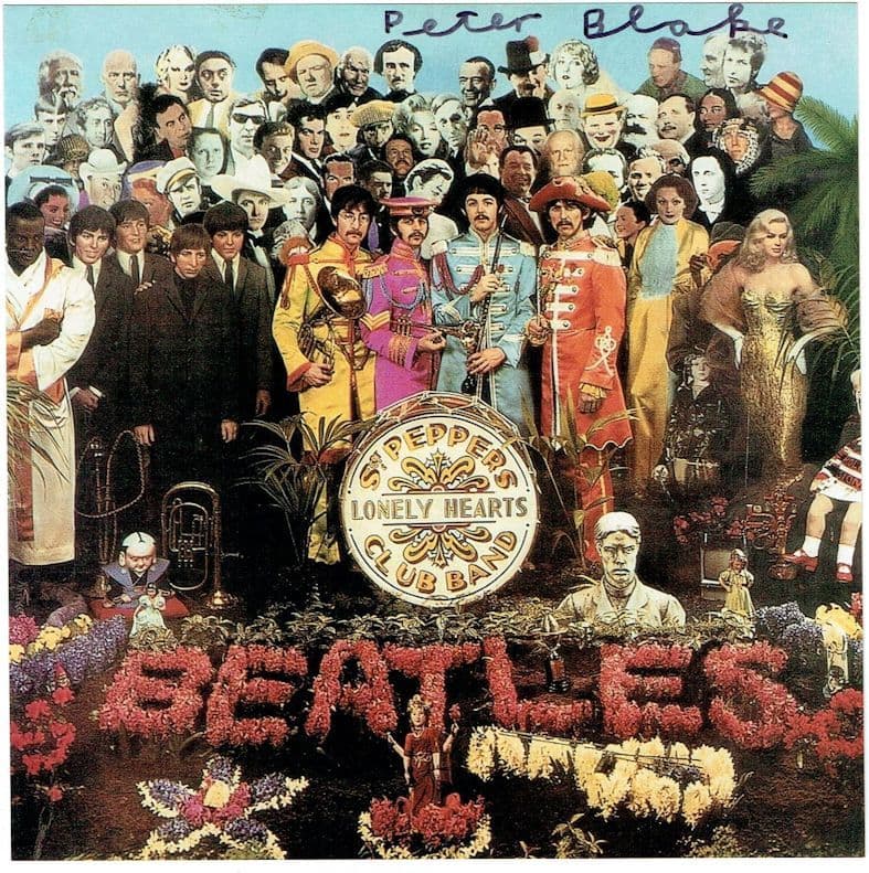 Peter Blake Autograph Signed - Sgt Pepper's The Beatles