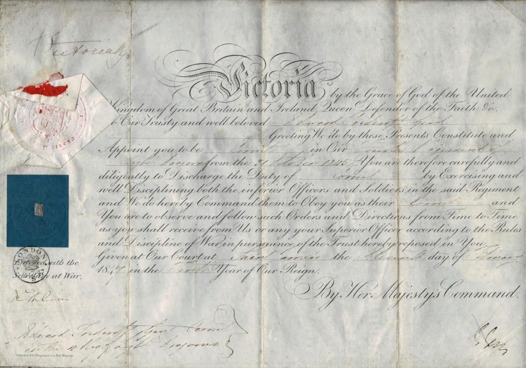 Queen Victoria Autograph Signed Document