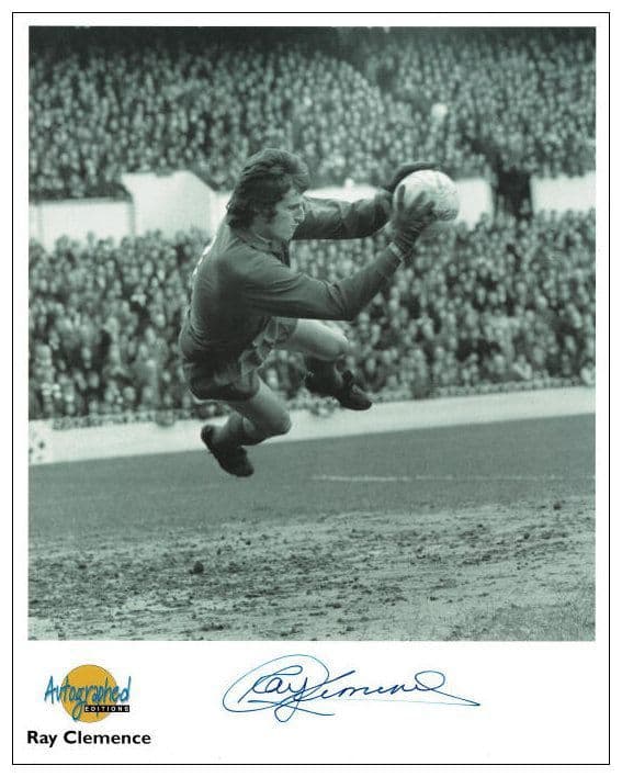 Ray Clemence Autograph Signed Photo