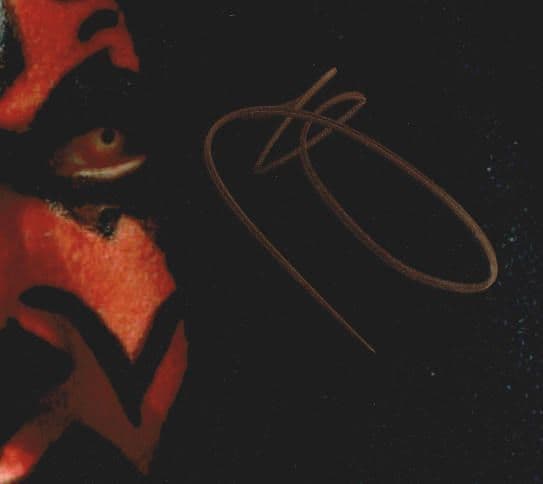 Ray Park Autograph Signed Photo Darth Maul For Sale