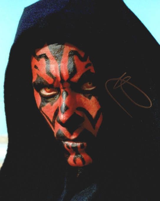 Ray Park Autograph Signed Photo Darth Maul For Sale