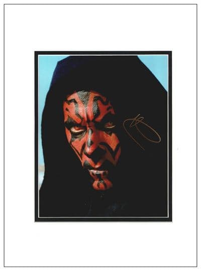 Ray Park Autograph Signed Photo Darth Maul For Sale