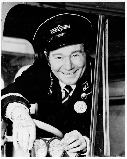 Reg Varney Autograph Signed Photo - On The Buses