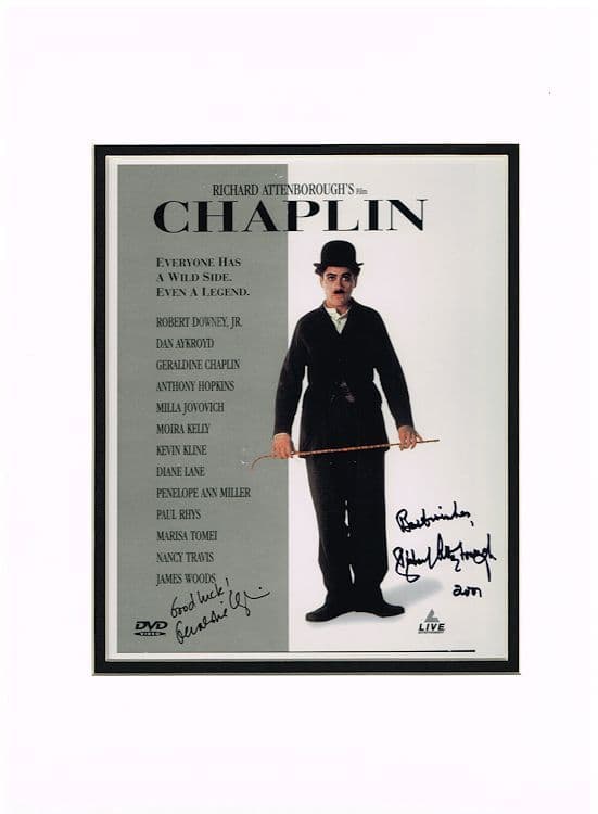 Richard Attenborough Autograph Signed Photo - Chaplin