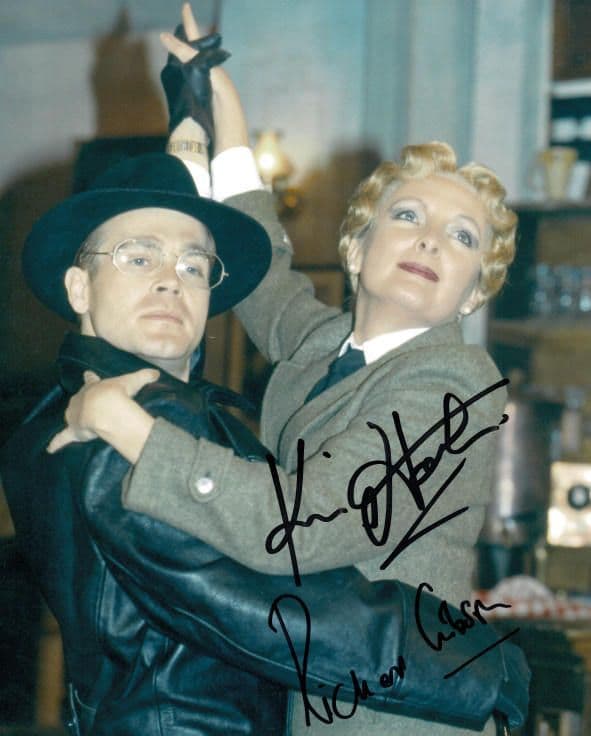 Richard Gibson & Kim Hartman Signed Photo - Allo Allo