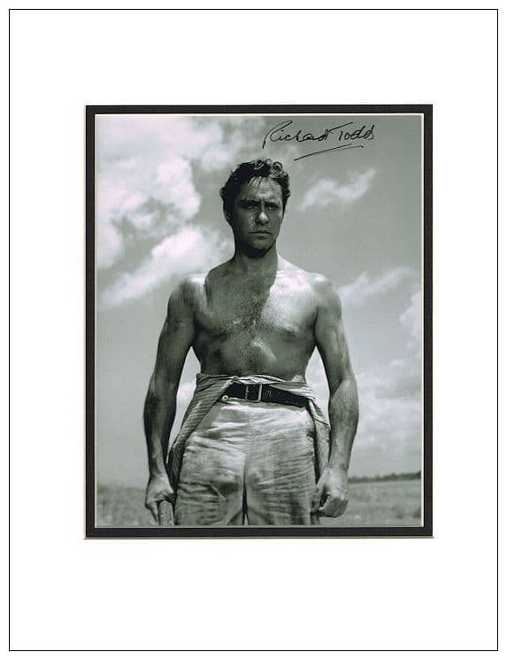 Richard Todd Autograph Signed Photo For Sale