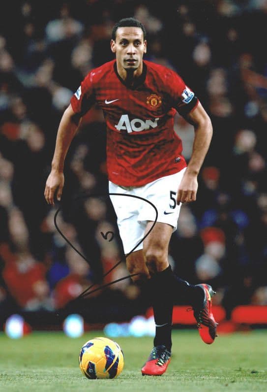 Rio Ferdinand Autograph Signed Photo - Manchester United