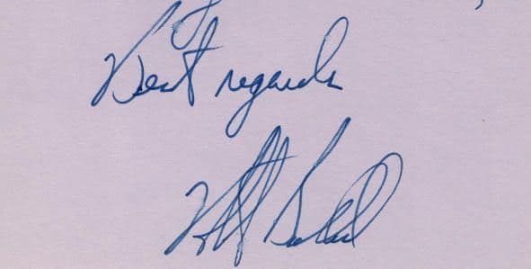 Robert Ballard Autograph - Titanic