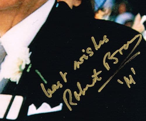 Robert Brown Autograph Signed Photo - M