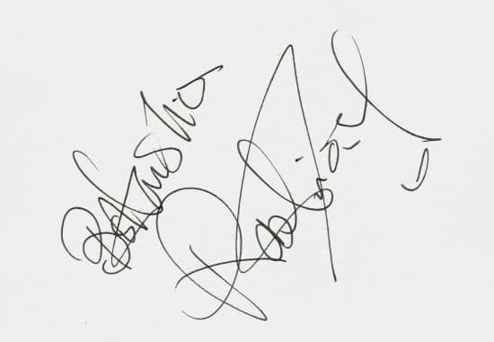 Robert Lindsay Autograph Display - Citizen Smith