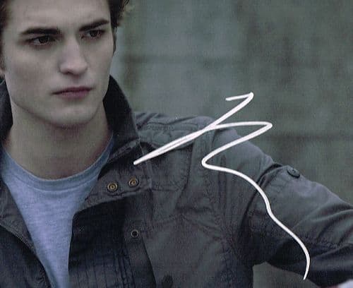Robert Pattinson Autograph Signed Photo - Twilight