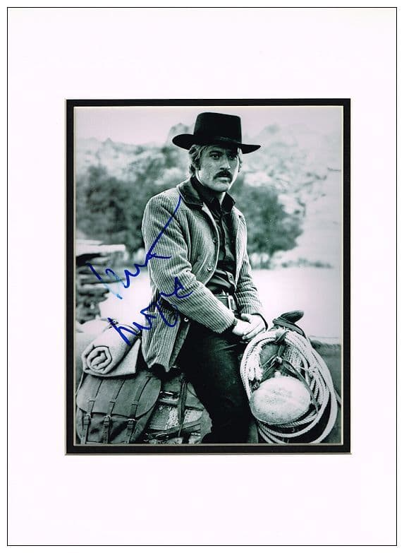 Robert Redford Autograph Signed Photo Butch Cassidy
