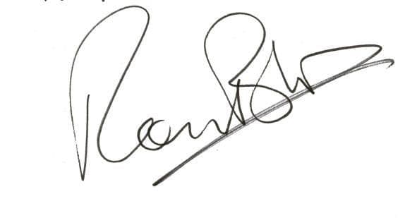 Ronnie Barker Autograph