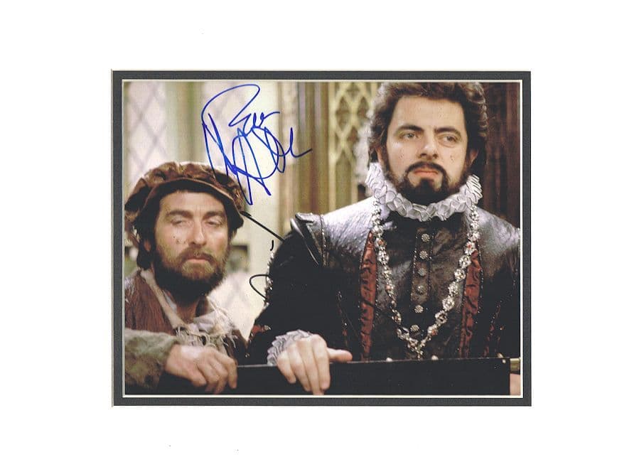 Rowan Atkinson & Tony Robinson Autograph Signed Photo - Blackadder
