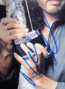 Russell Brand Autograph Photo Signed