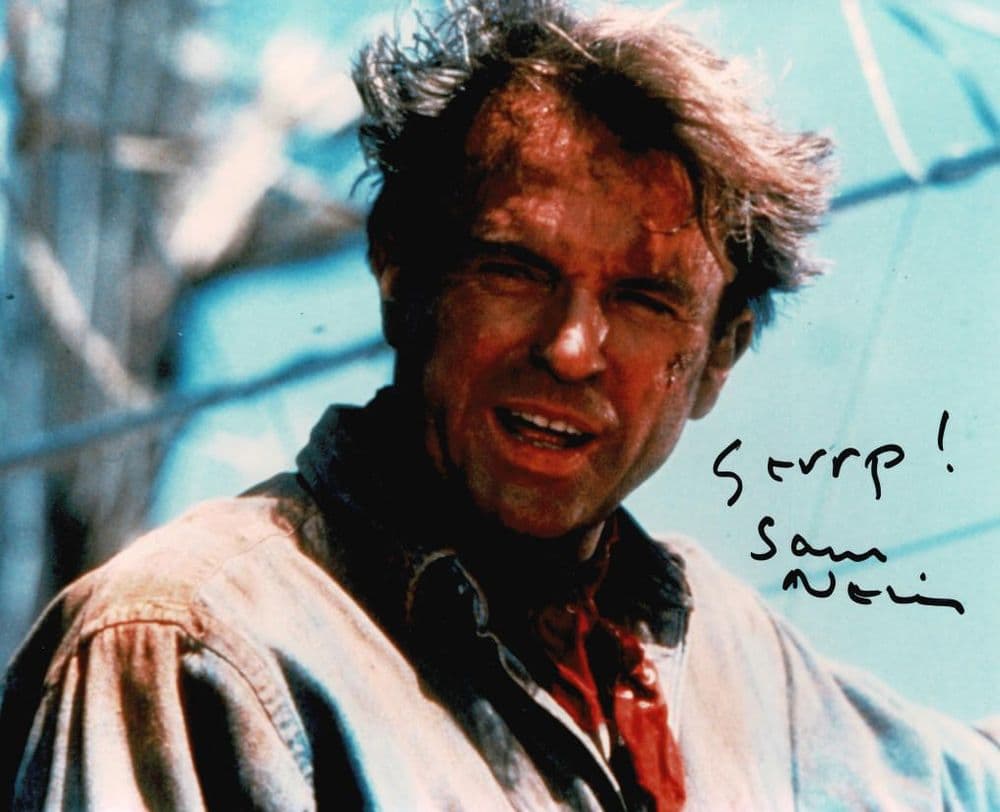 Sam Neill Autograph Signed Photo - Jurassic Park