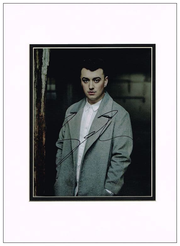 Sam Smith Autograph Signed Photo