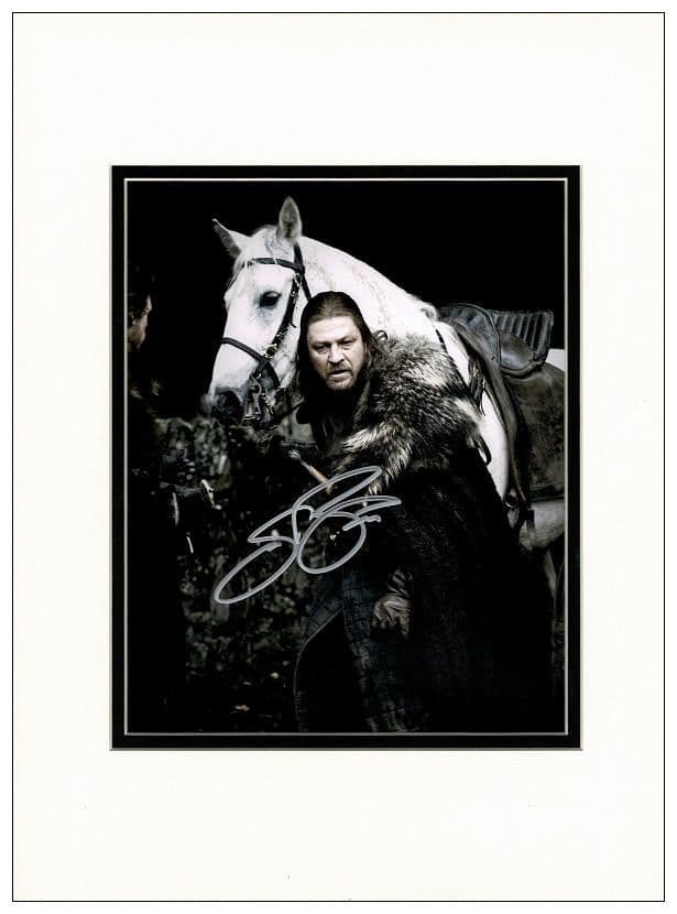 Sean Bean Autograph Photo - Game Of Thrones