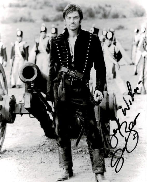 Sean Bean Autograph Photo - Sharpe