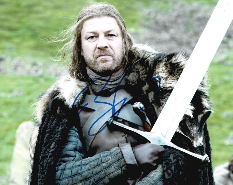 Sean Bean Autograph Signed Photo - Ned Stark