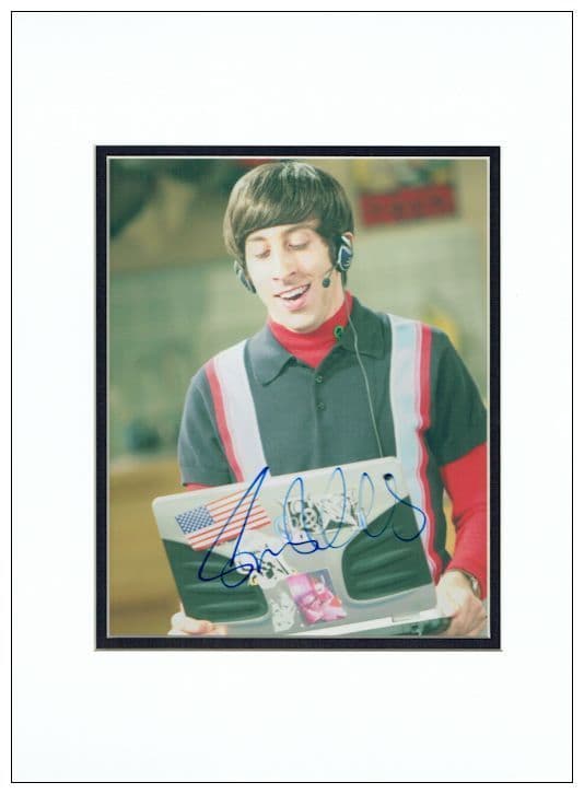 Simon Helberg Autograph Signed Photo - The Big Bang Theory