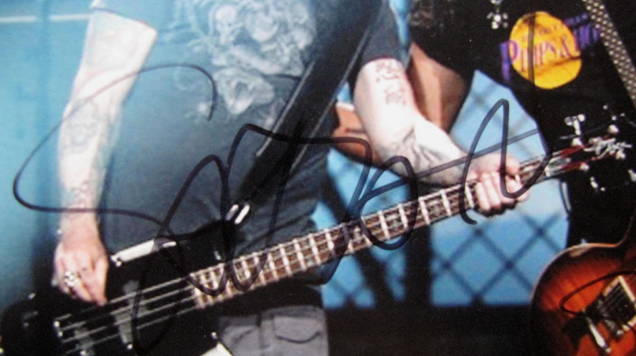 Slash & Scott Ian Autograph Signed Photo