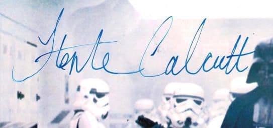 Stephen Calcutt Autograph Signed Photo - Star Wars