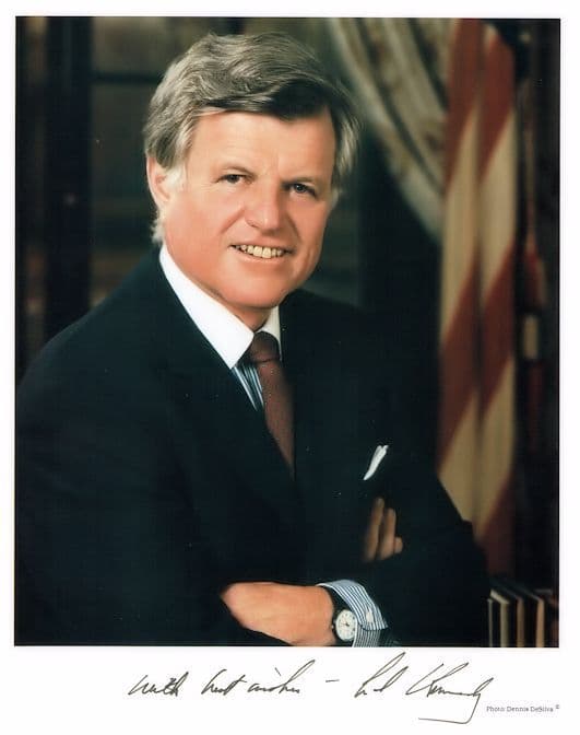 Ted Kennedy Autograph Signed Photo