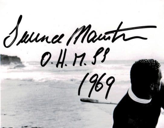 Terence Mountain Autograph Signed Photo - OHMSS