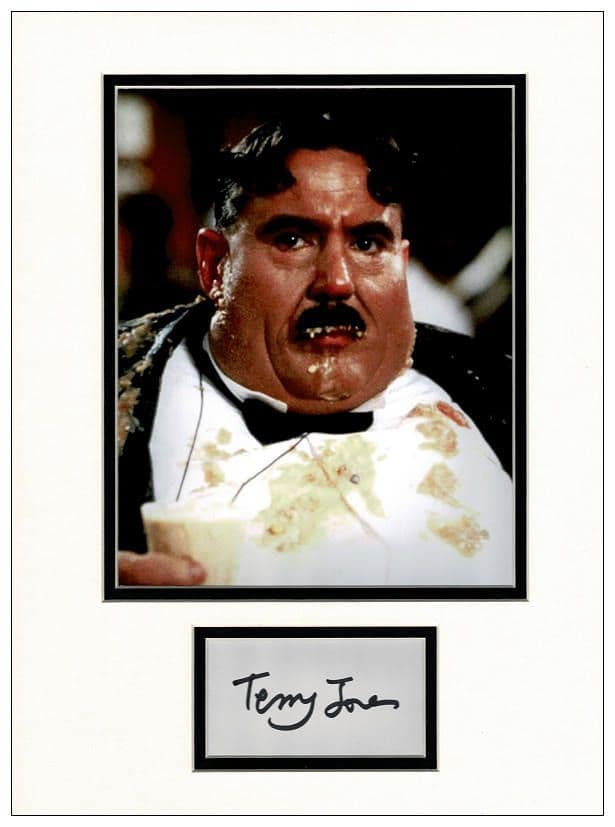 Terry Jones Autograph Display