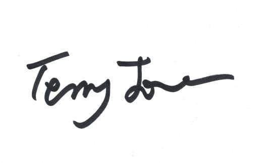 Terry Jones Autograph Display - Life of Brian