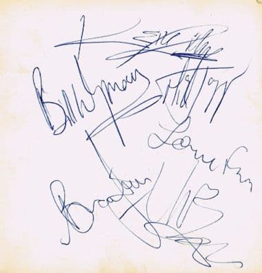The Rolling Stones Autograph Signed