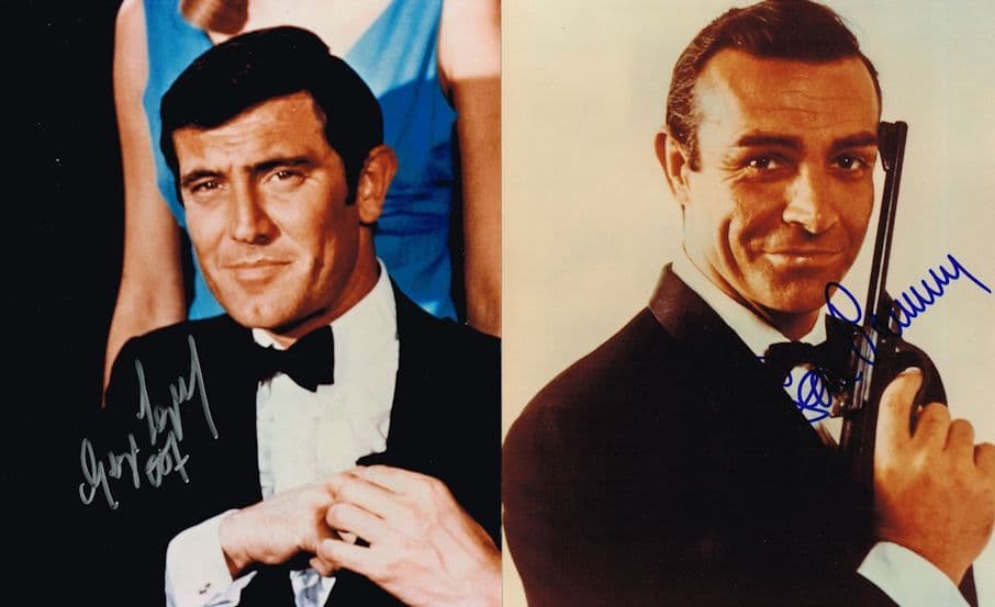 The Ultimate James Bond Autograph Signed Photo Display