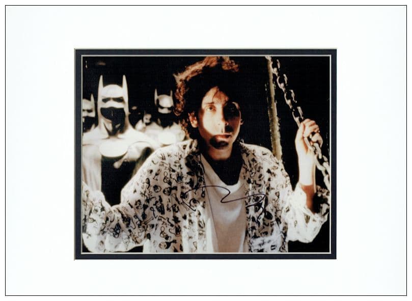 Tim Burton Autograph Signed Photo
