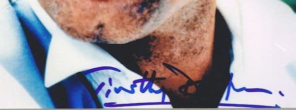Timothy Dalton Authentic Autograph Signed Photo James Bond