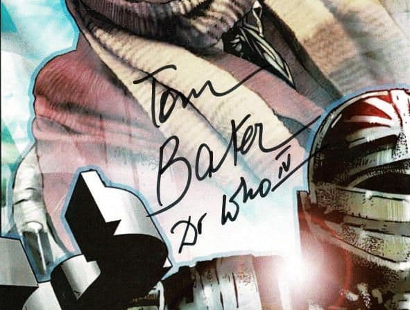 Tom Baker Autograph Photo Doctor Who