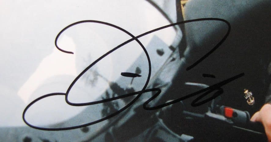 Tom Cruise Autograph Signed Photo - Top Gun