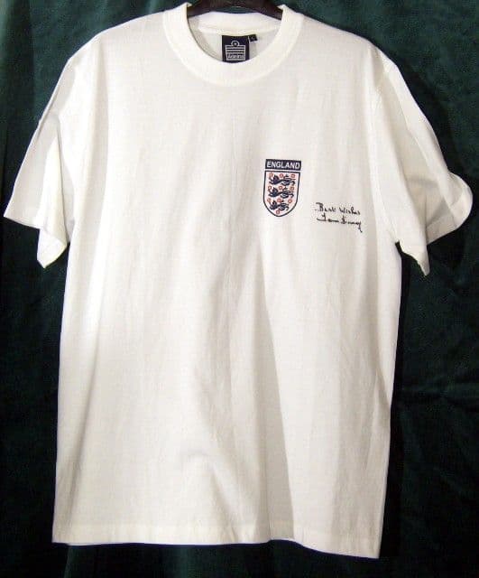 Tom Finney Signed Football Shirt - England