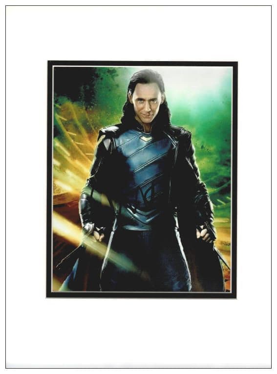 Tom Hiddleston Autograph Signed Photo - Loki