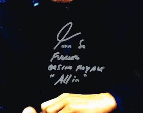 Tom So Autograph Signed Photo - Casino Royale