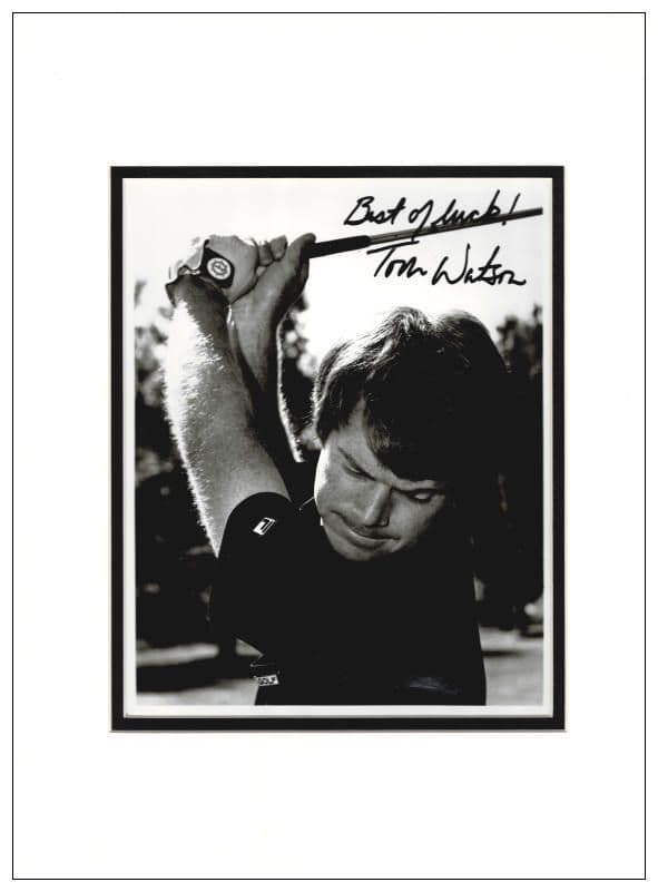 Tom Watson Autograph Signed Photo