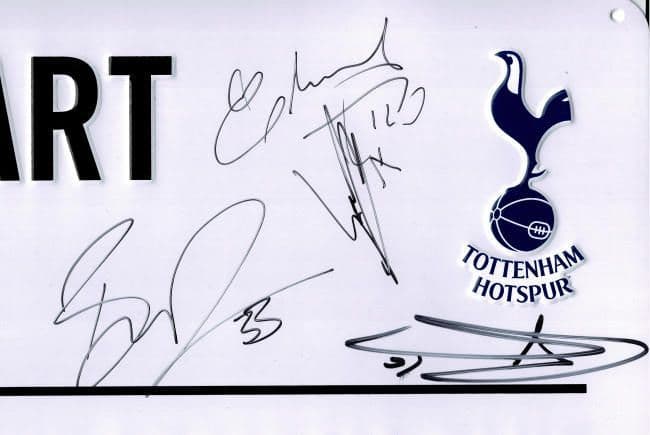 Tottenham Hotspur Autographs - White Hart Lane Sign