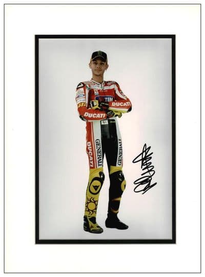 Valentino Rossi Autograph Signed Photo
