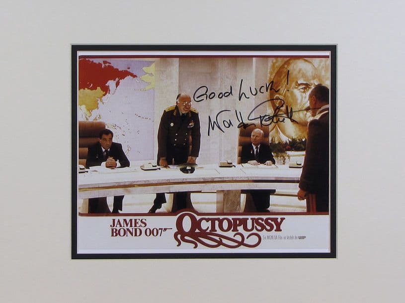 Walter Gotell Autograph Signed Photo - James Bond
