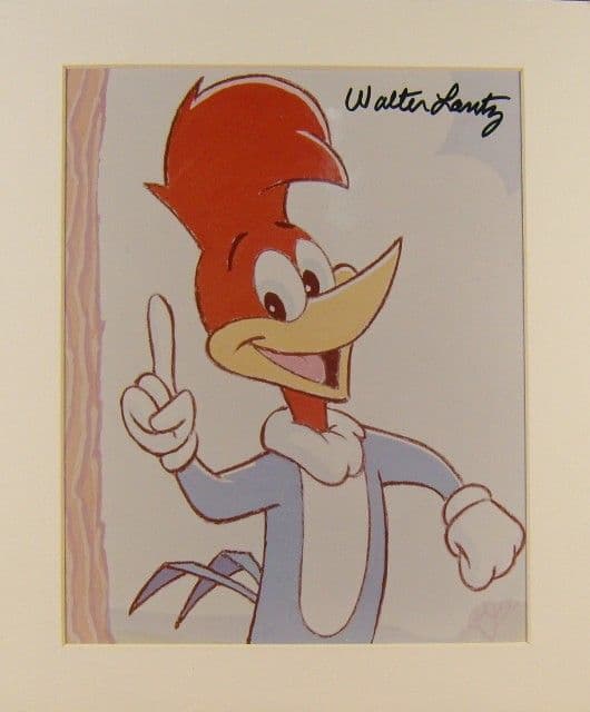 Walter Lantz Autograph Signed Photo - Woody Woodpecker