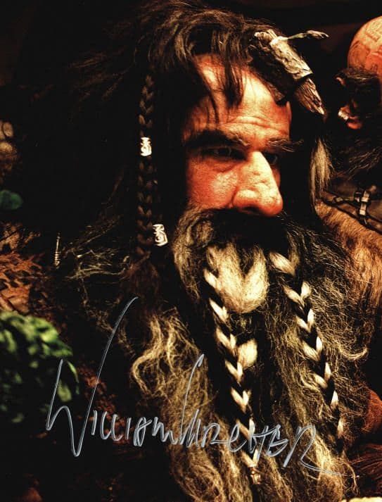 William Kircher Autograph Signed Photo - Bifur